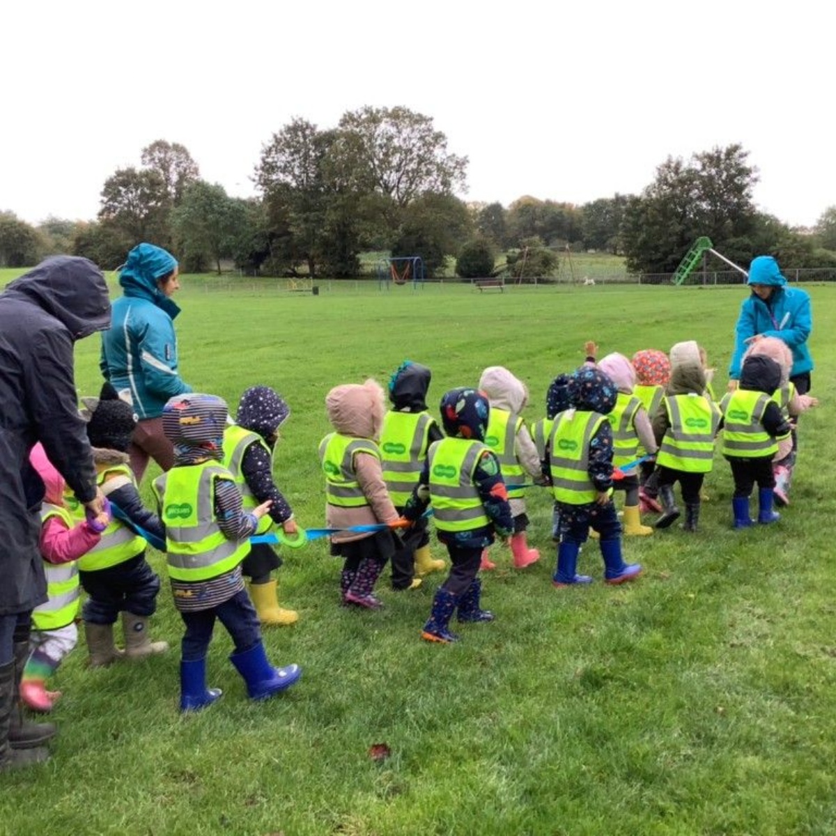 Wyndham Park Nursery School - Our first Park Walk this year